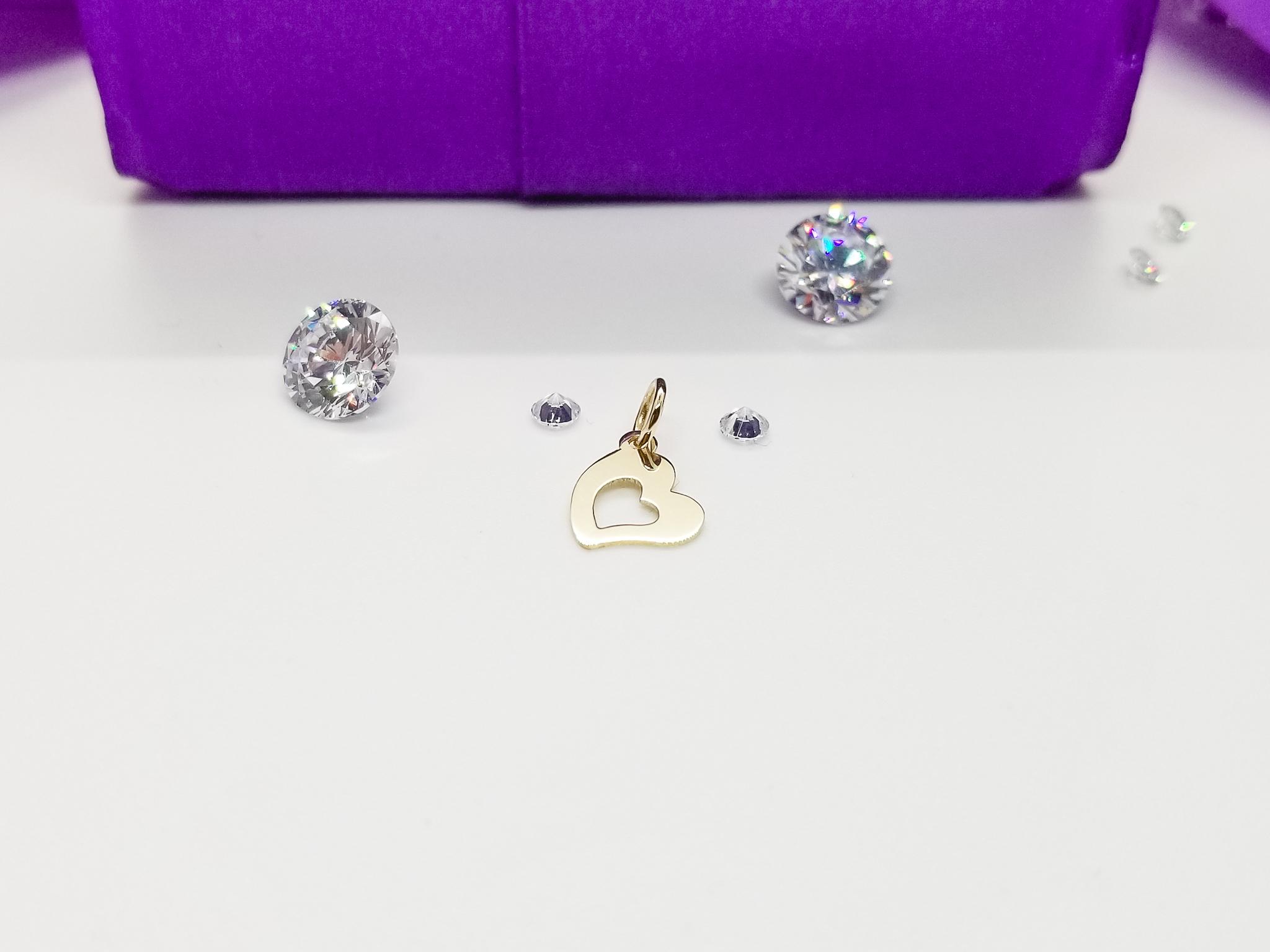 MEDALION INIMA DIN AUR 14K FATI 140.