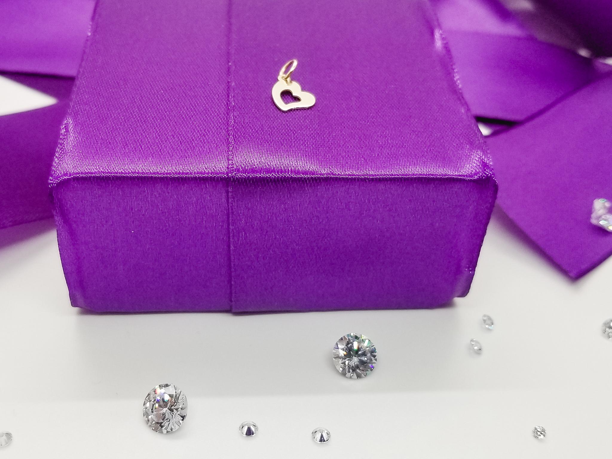 MEDALION INIMA DIN AUR 14K FATI 140.